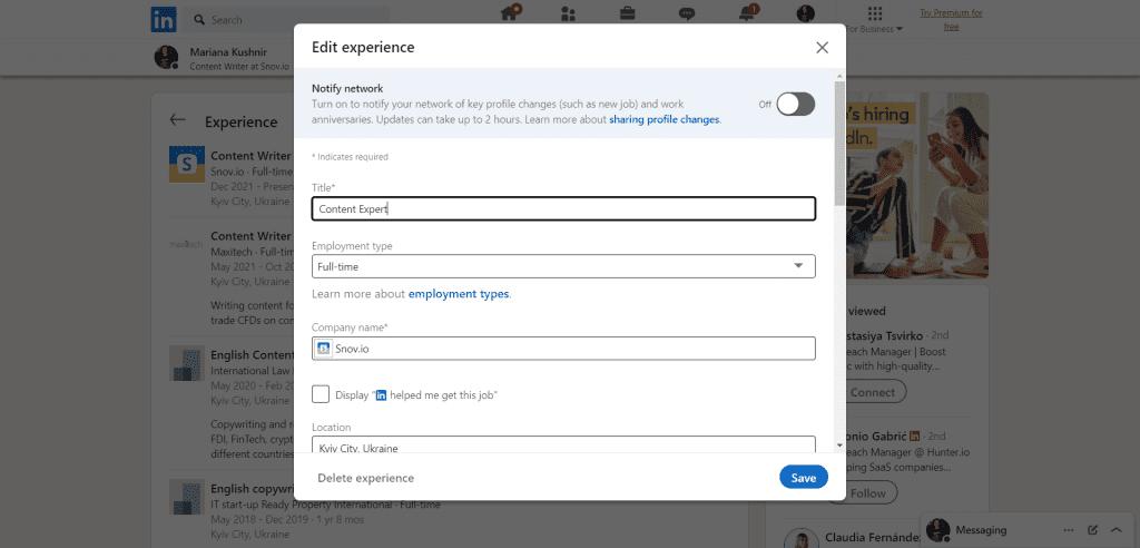 How To Add A Promotion On LinkedIn: Tutorial With Templates