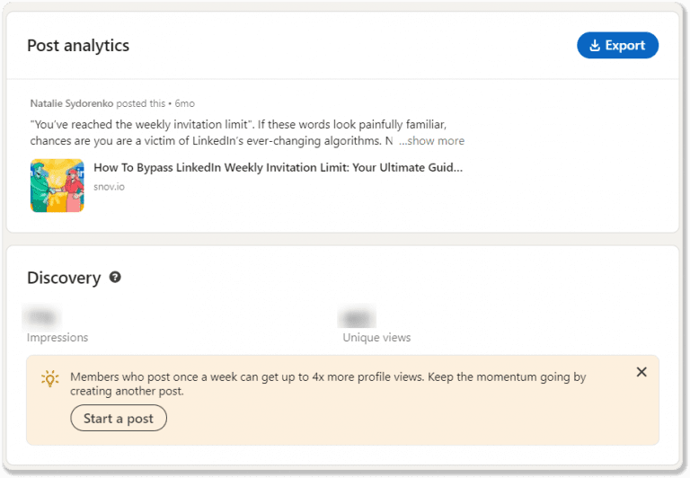 What Are LinkedIn Impressions, And How Can You Increase Them? | Snov.io