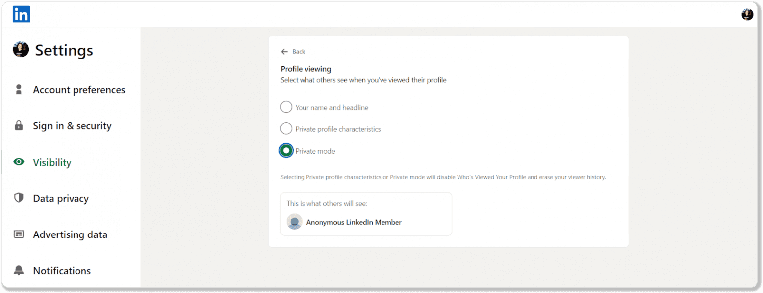 Private Mode on LinkedIn: A Complete Guide To Browsing Profiles ...