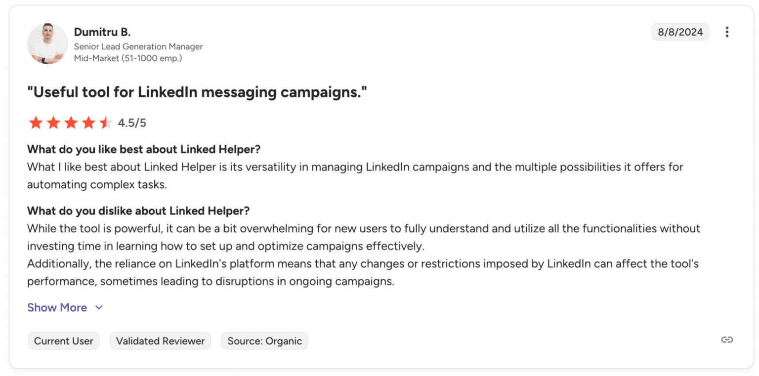 Linked Helper Review: Pros, Cons, and Best 2026 Alternatives