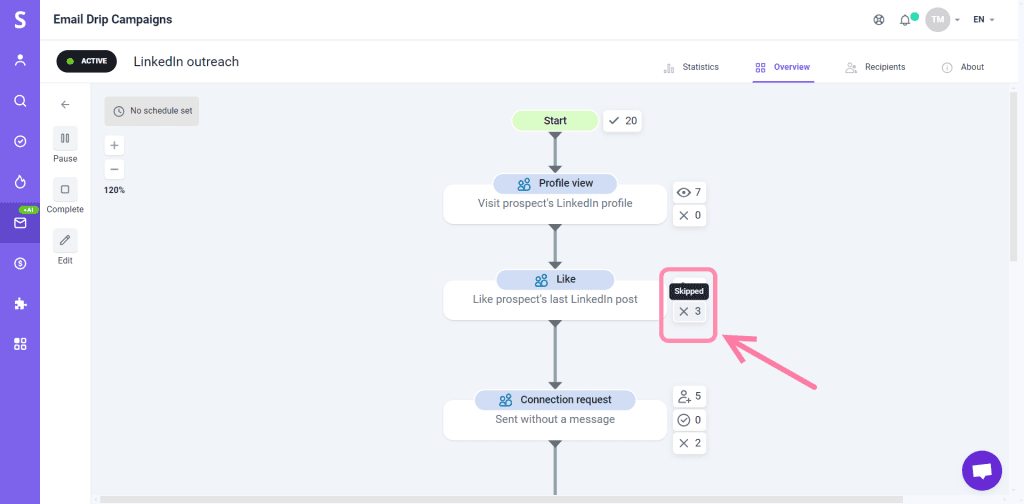 Snov.io - How to use LinkedIn Automation