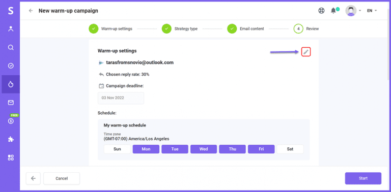Snov.io - Email Warm-up guide