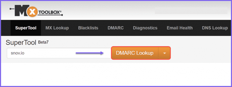 Snovio - Set up DMARC policy for your domain