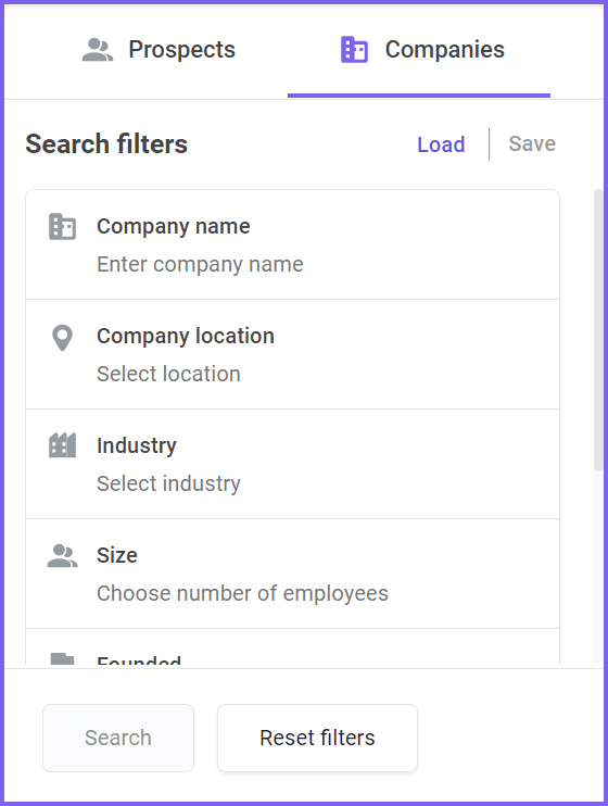 Snov.io - How to find prospects with Database Search