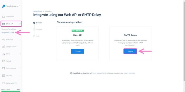 Snov.io - How to create a SendGrid API key for SMTP settings
