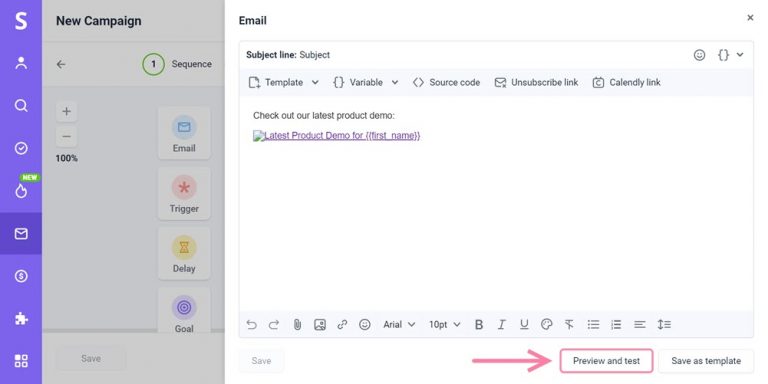 Snov.io - How to send personalized images and videos using variables