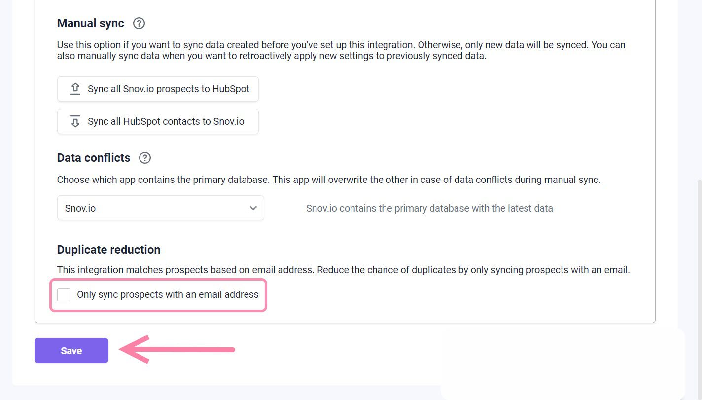 Snov.io - How to connect Snov.io x Hubspot integration