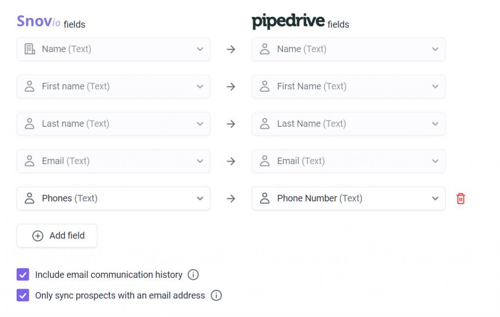 Snov.io - How to connect Snov.io x Pipedrive integration