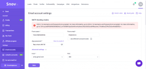 Snov.io - How to fix common email connection errors