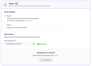 Snov.io - How to set up Unibox and sync your emails