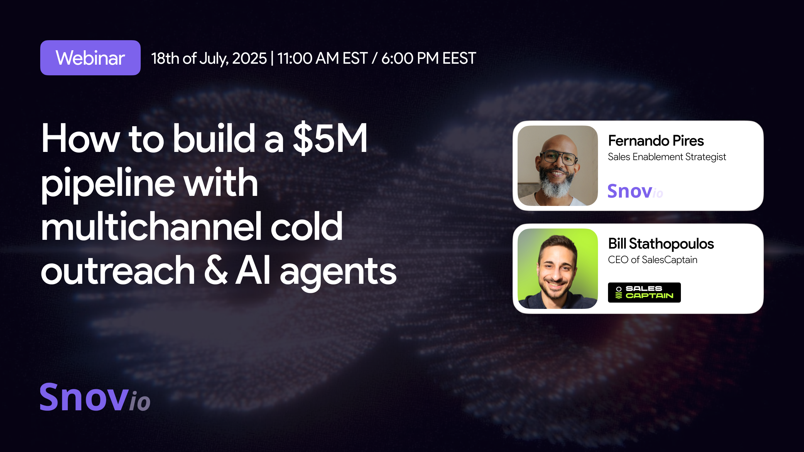 How we built a $5M pipeline with multichannel cold outreach & AI agents